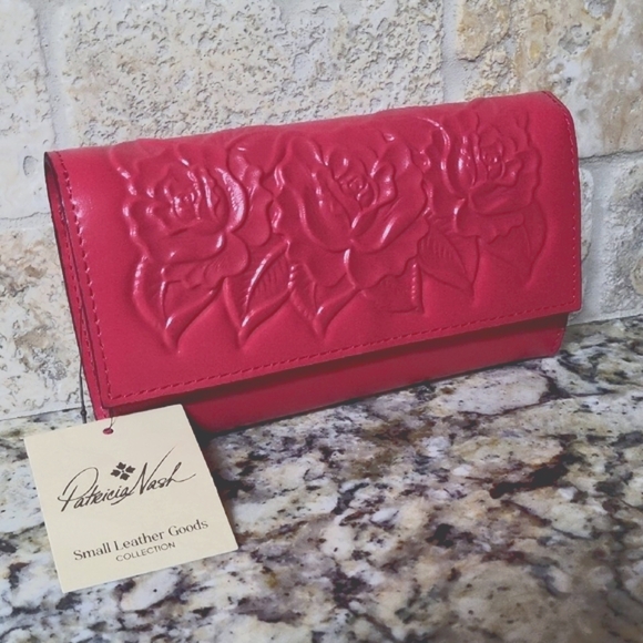 Patricia Nash | Bags | Patricia Nash Rose Tooled Terresa Wallet | Poshmark